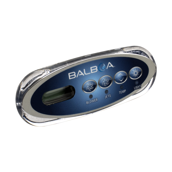 Balboa VL200 min-oval LCD Light Duplex Jets 4-button Panel | Northern Lights Cedar Tubs